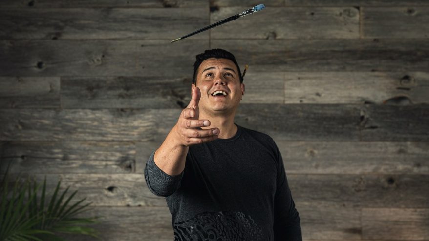 'Woodland' artist Patrick Hunter inspired by Indigenous languages in ...