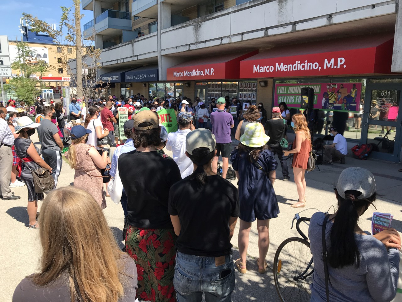 Migrant workers stage multi-city action for full status amid COVID-19 risks