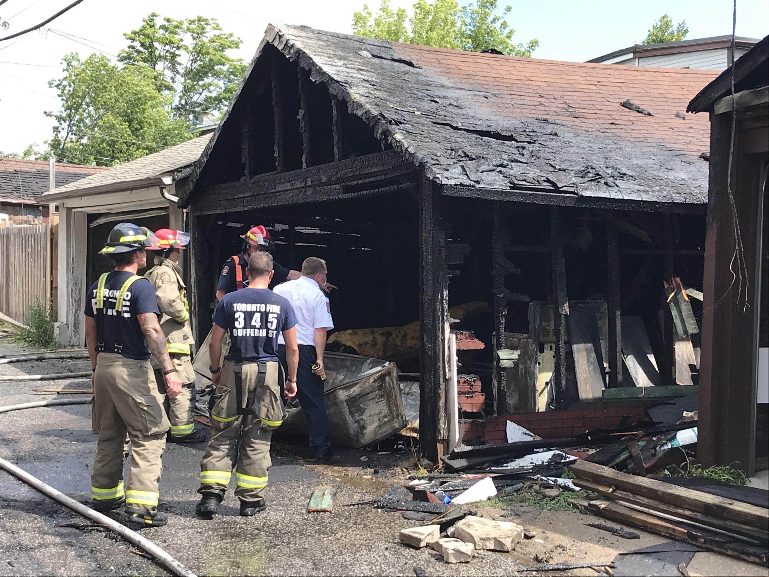 Multiple fire calls keep Toronto firefighters busy Monday