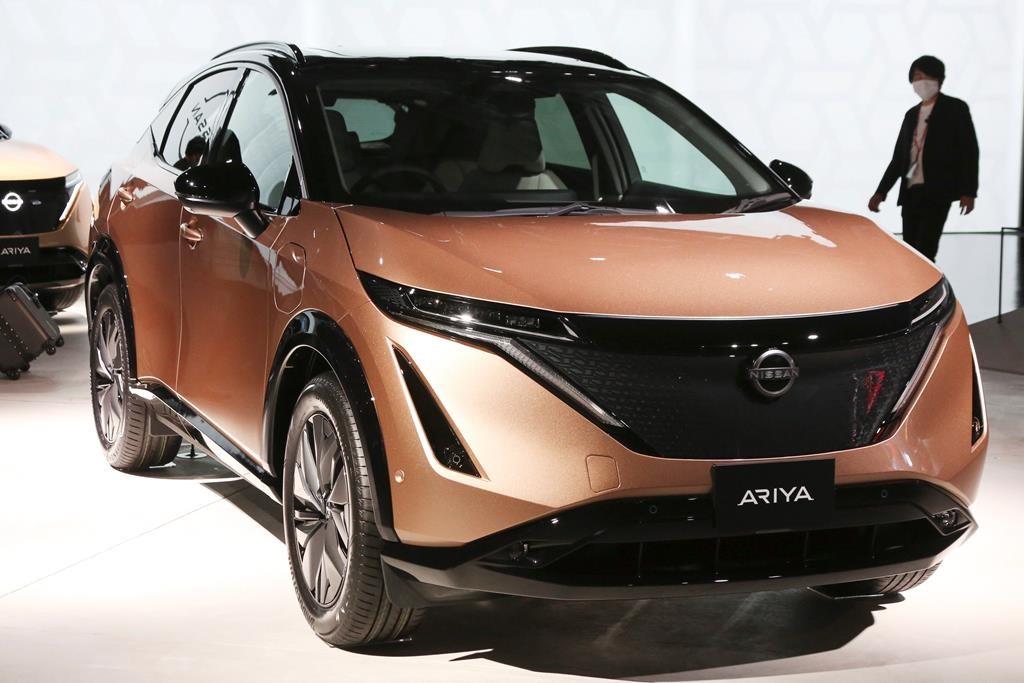Nissan rolls out new electric crossover, aims to boost image