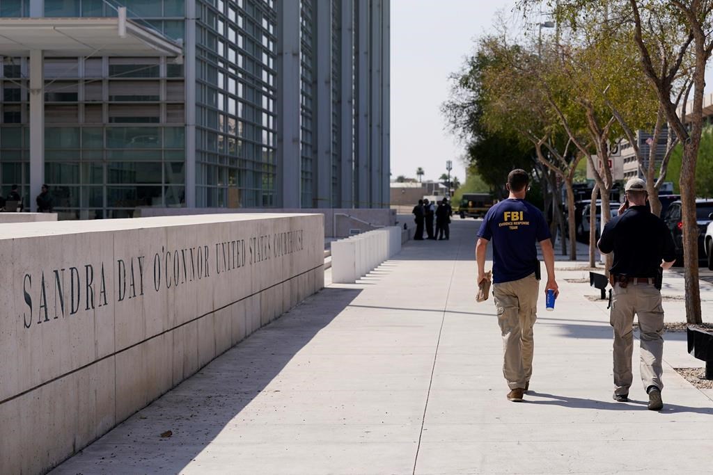 Phoenix courthouse shooting suspect agrees to remain jailed