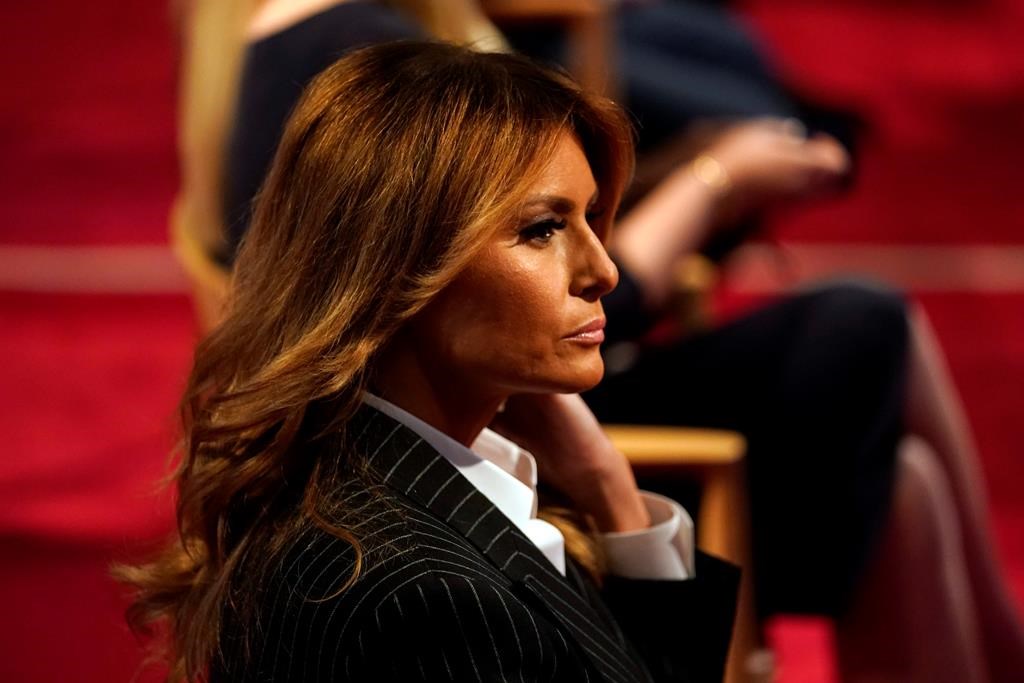 Melania Trump praises care at detention centres in tape