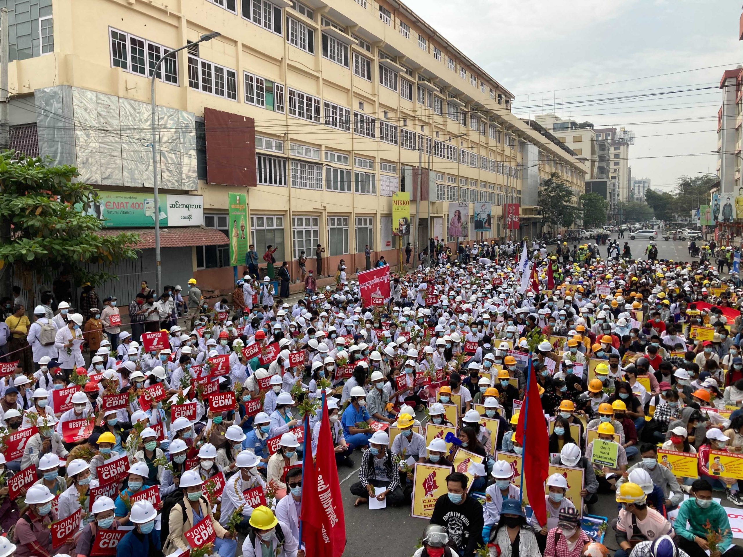 Funeral and more protests follow deadly shootings in Myanmar