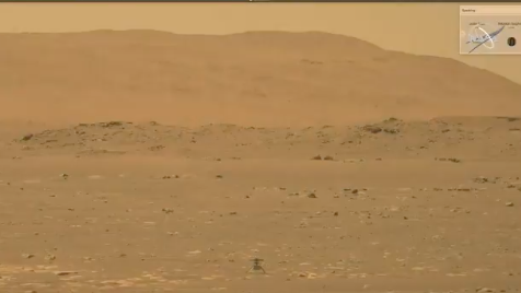 NASA's Mars helicopter takes flight, 1st for another planet