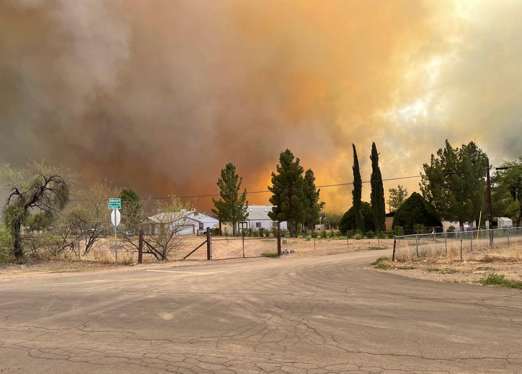 Arizona wildfire growth halted; evacuation notice in place