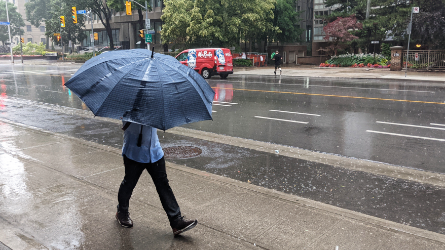 Rainfall soaks Toronto, GTA on Monday; More rain expected through the week