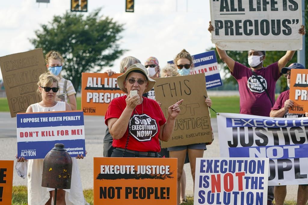 Foes of death penalty offer spiritual support at executions