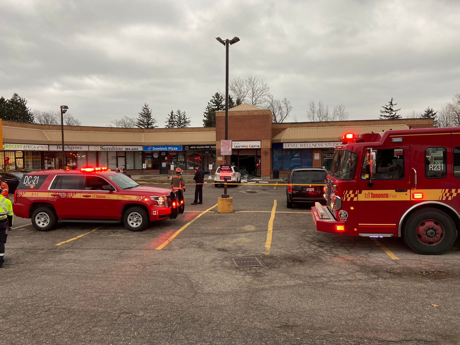 Explosion at Scarborough daycare, children narrowly avoid injury