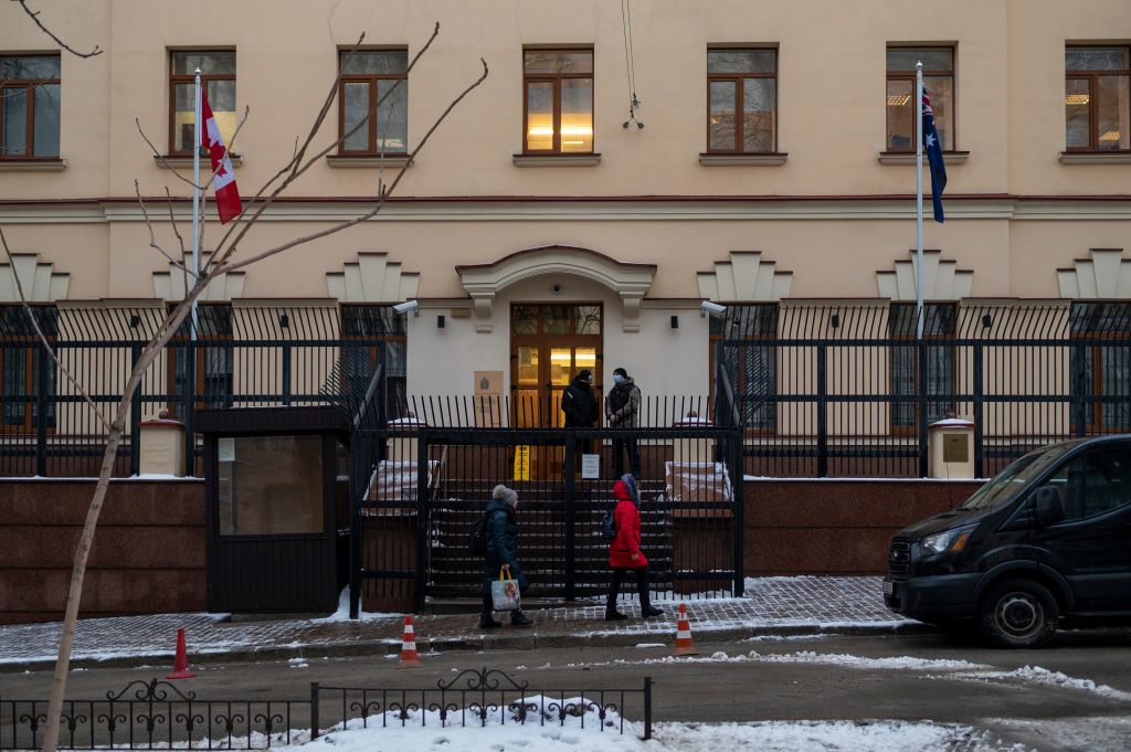 Canada withdrawing non-essential personnel from embassy in Ukraine