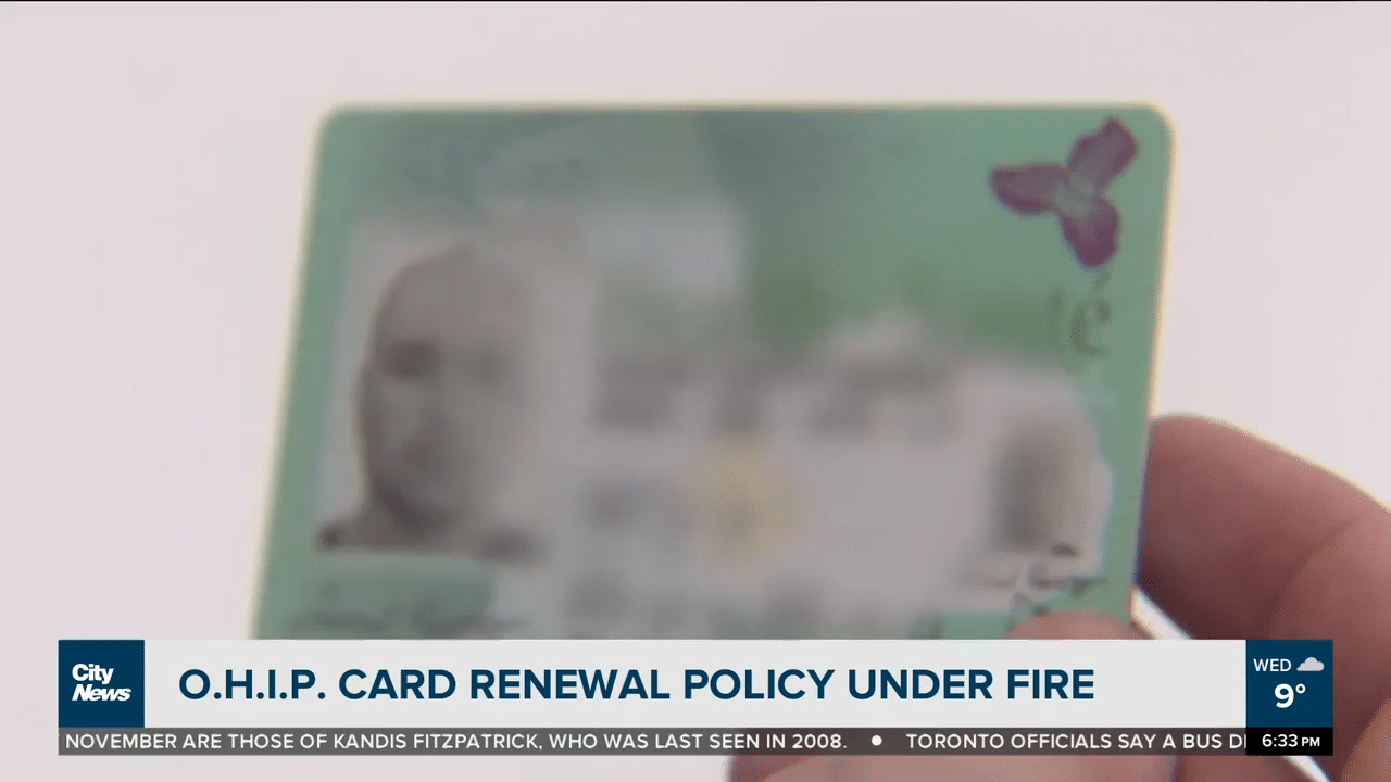 Speakers Corner: Questions raised over OHIP card renewal policy