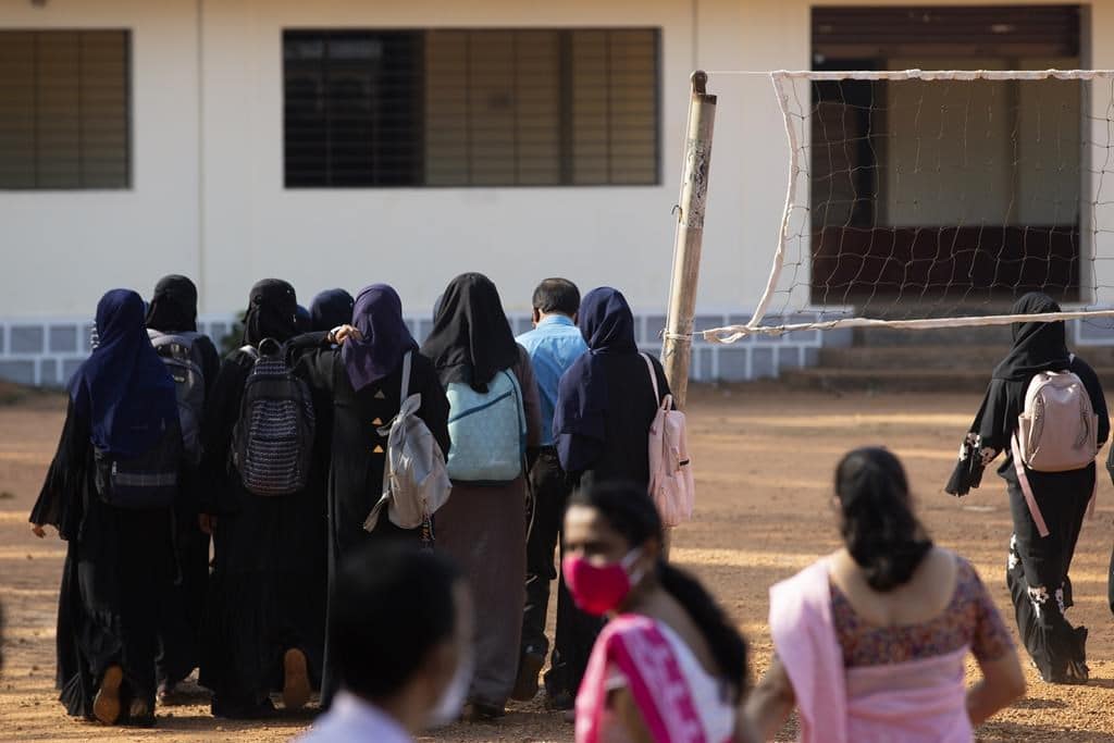 In India, wearing hijab bars some Muslim students from class
