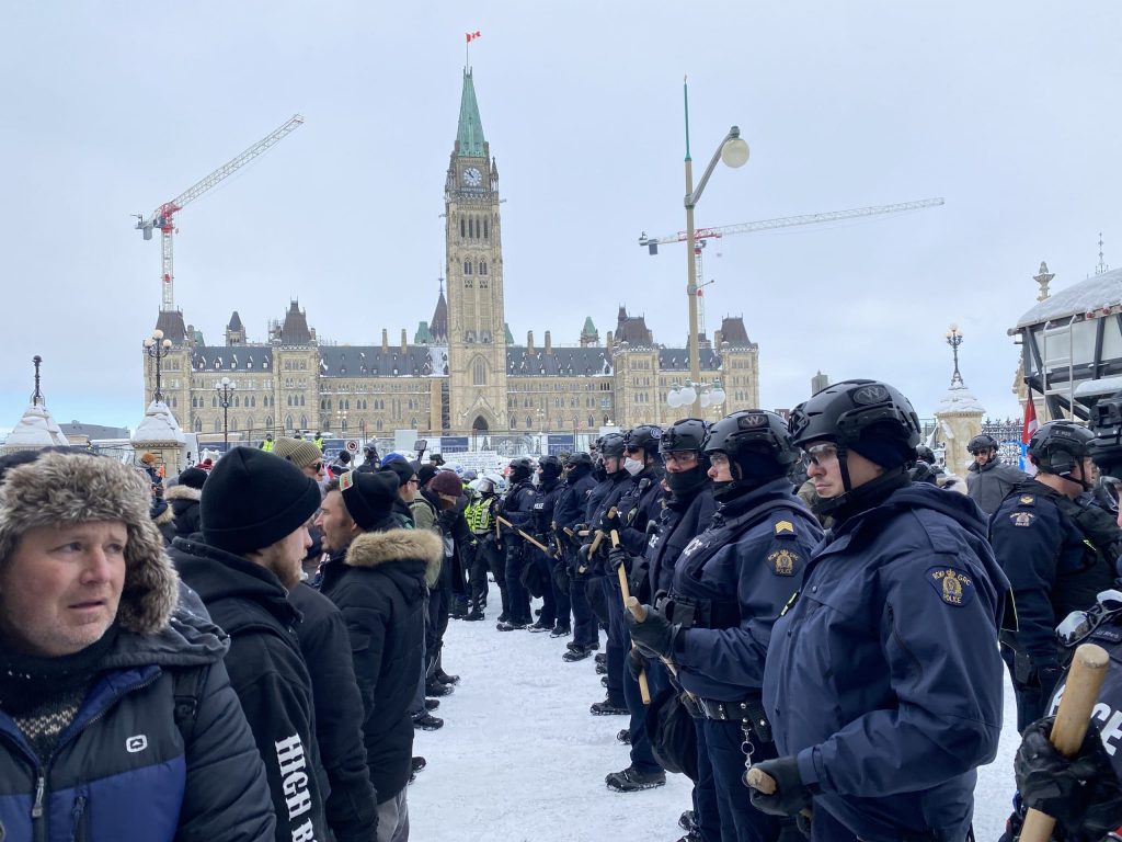 Woman not seriously hurt by mounted police during 'Freedom Convoy 2022'