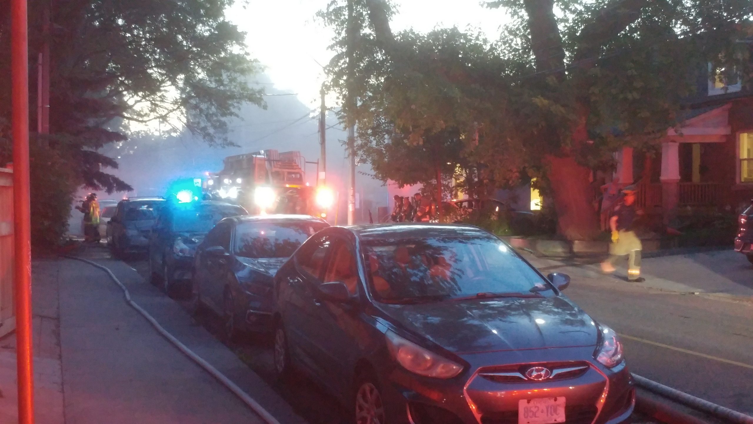 Toronto crews fight fire involving row of homes in the Junction