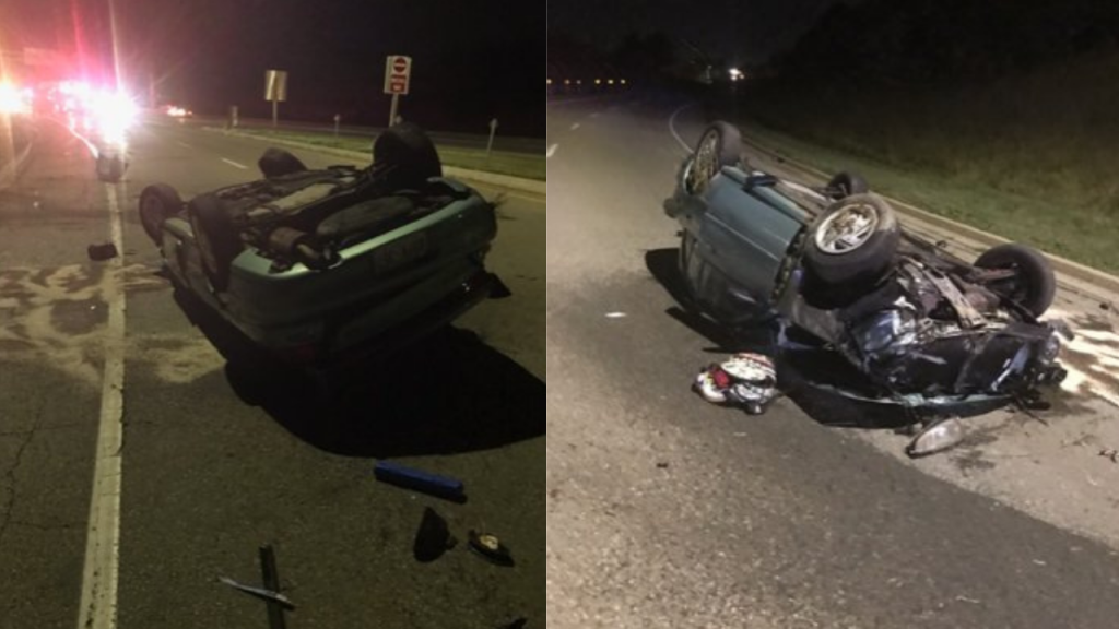 Hamilton teen charged with impaired driving after car flips over