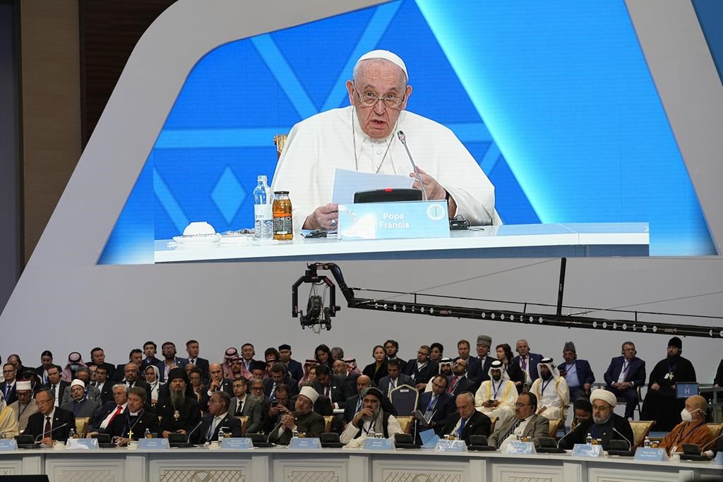 Amid Russia's war, pope says faith cannot justify such evil