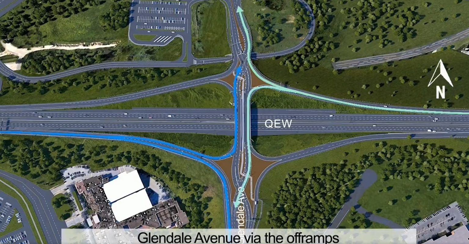 'Diverging Diamond' interchange opens on Ontario highway