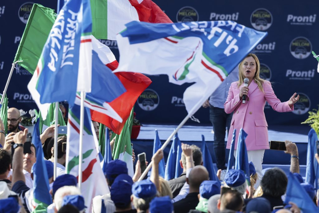 Italy voters shift sharply, reward Meloni's far-right party