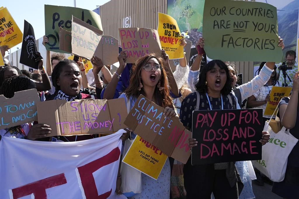 After quiet days, handful of protests at UN climate summit