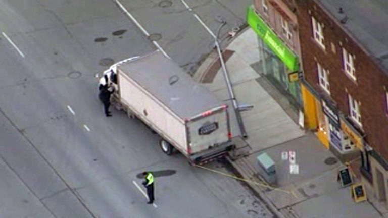 71-year-old woman dies in hospital after being hit by falling light pole