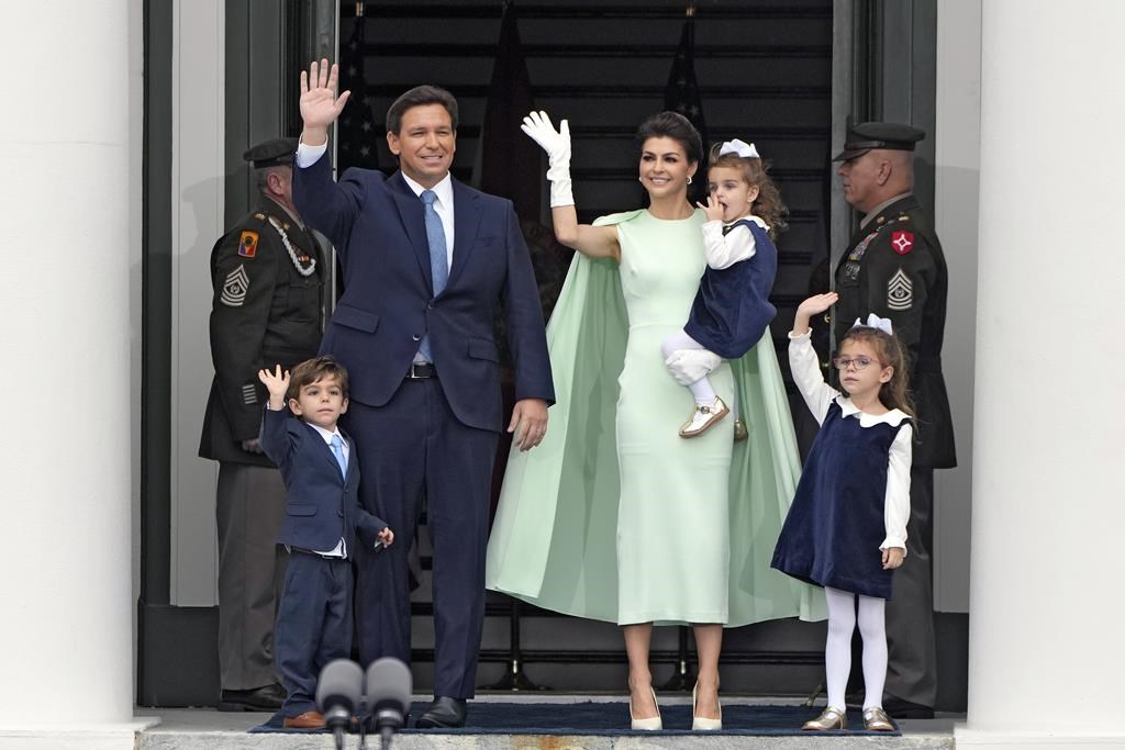 Florida Gov. Ron DeSantis sworn in for second term