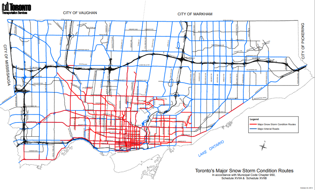 Designated snow routes off limits as Toronto begins snow removal process