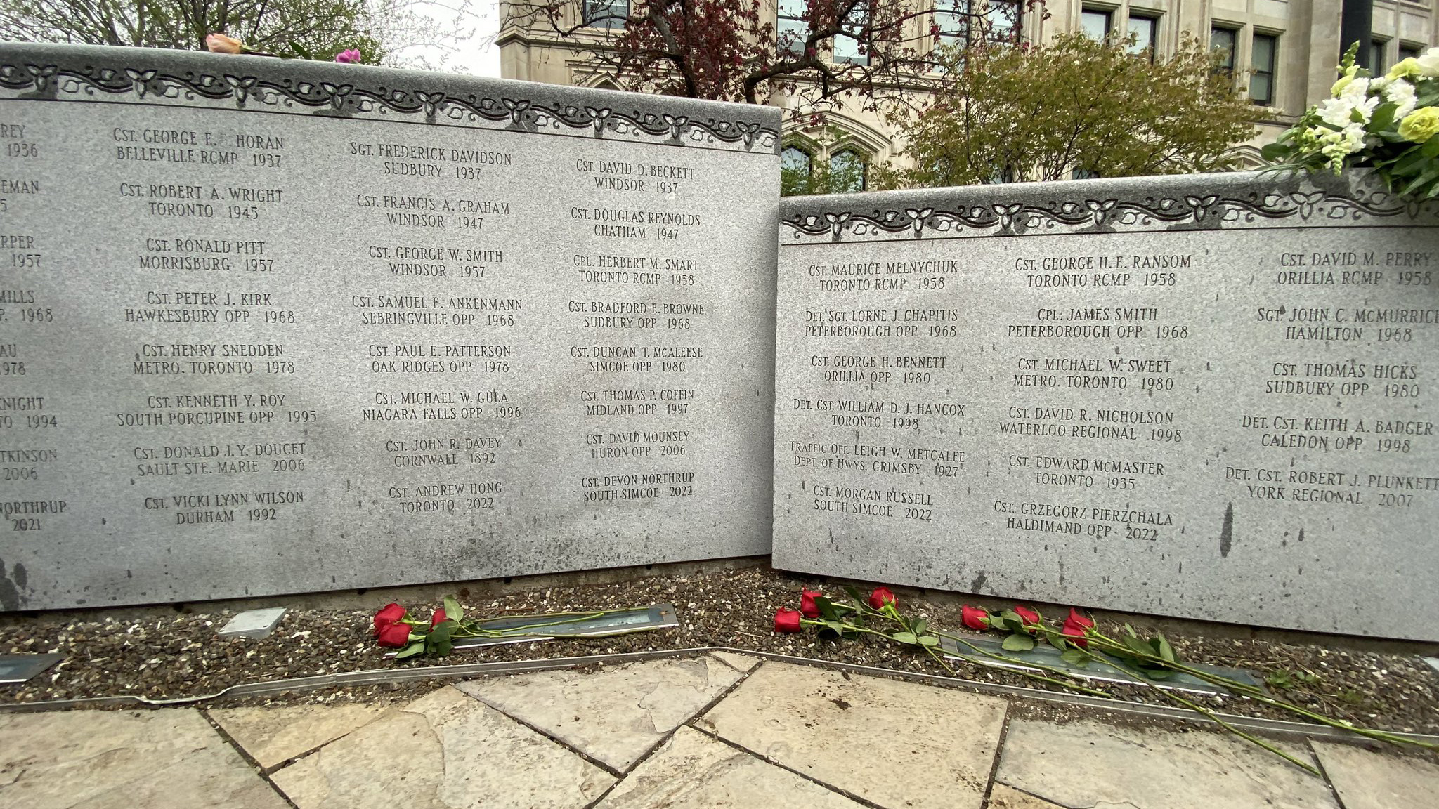 Five more names added to Ontario Police Memorial on Sunday