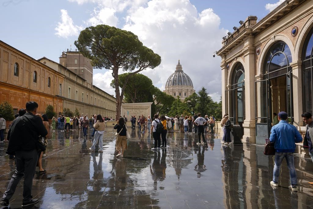 Vatican experts uncovering gilded glory of Hercules statue struck by ...