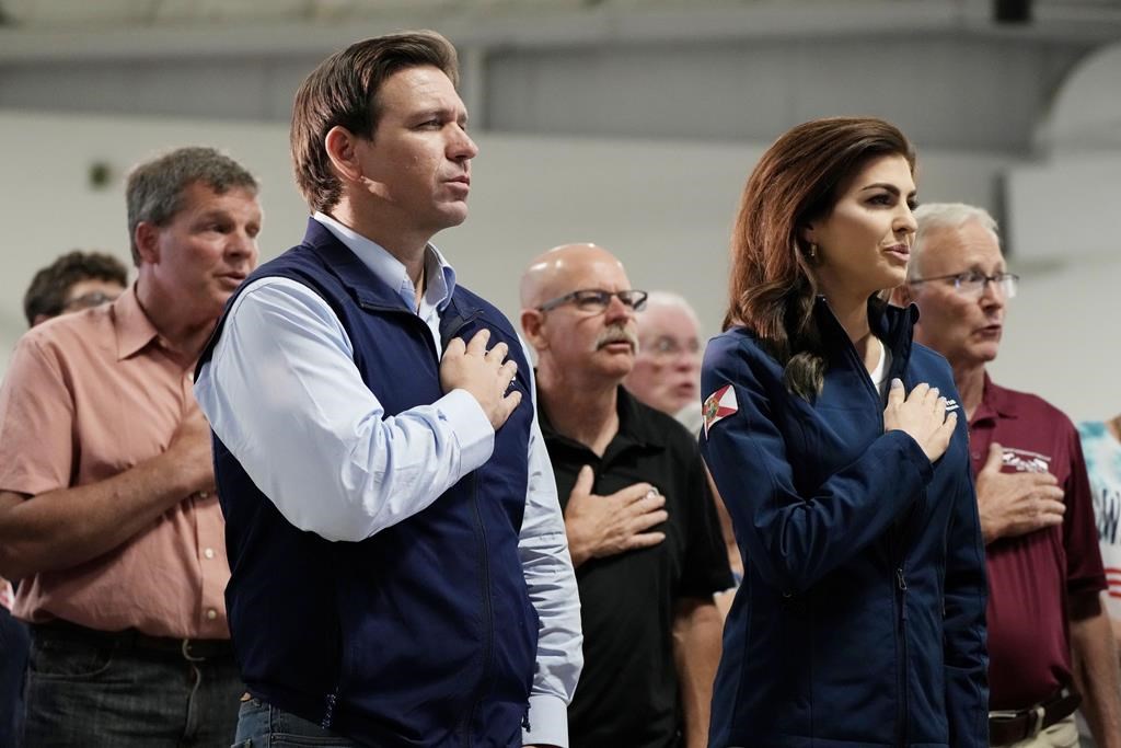 DeSantis plays up his personal side - and swipes at Trump - during ...