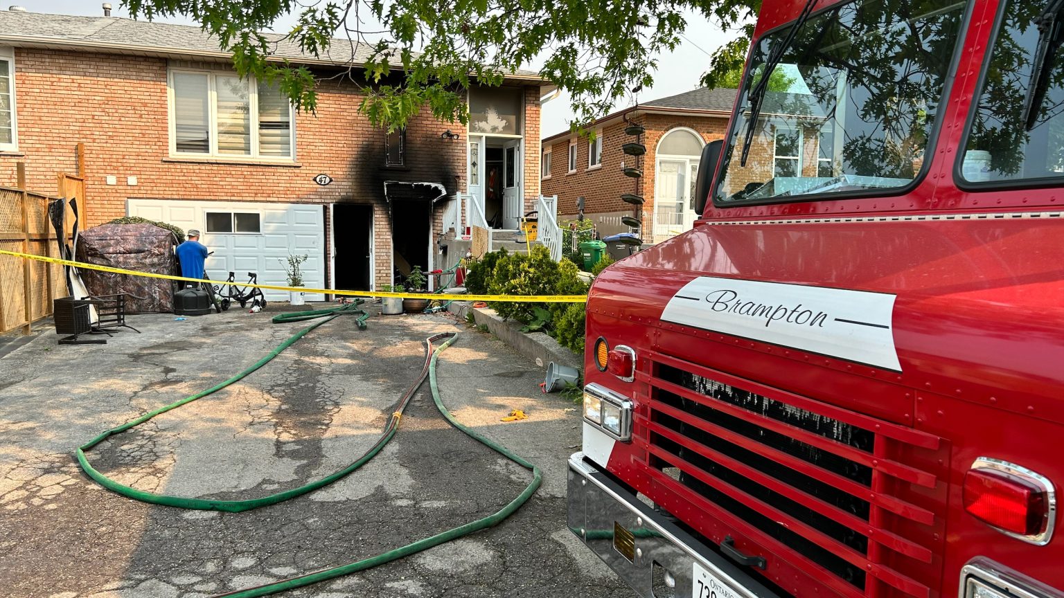 Child dies in hospital after Brampton house fire, no alarms in unit ...