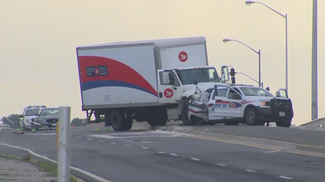 York police update officer's condition after crash involving Canada ...