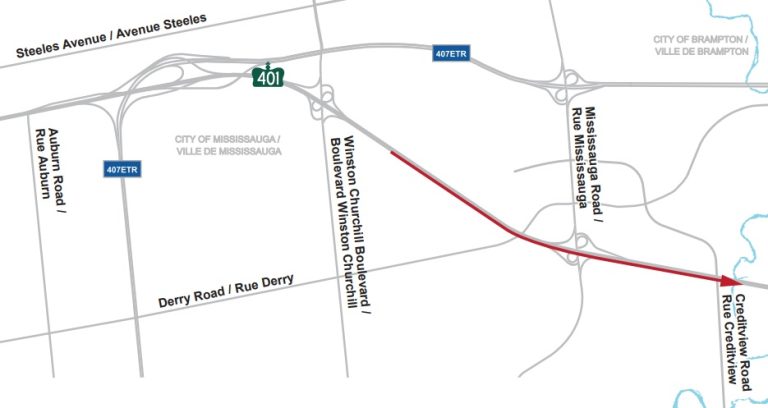 Construction to close section of Hwy. 401 in Mississauga