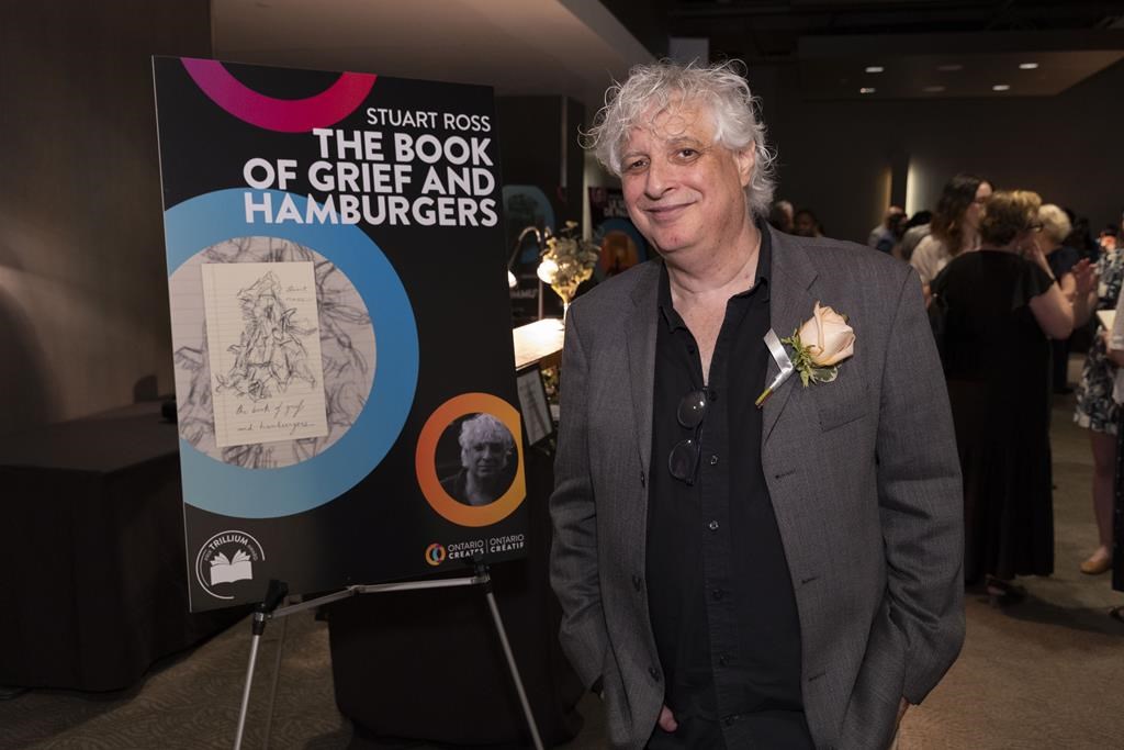 Poet Stuart Ross wins Trillium Book Award for 'The Book of Grief and Hamburgers'