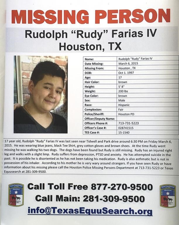 A Texas man who went missing as a teen in 2015 has been found alive ...