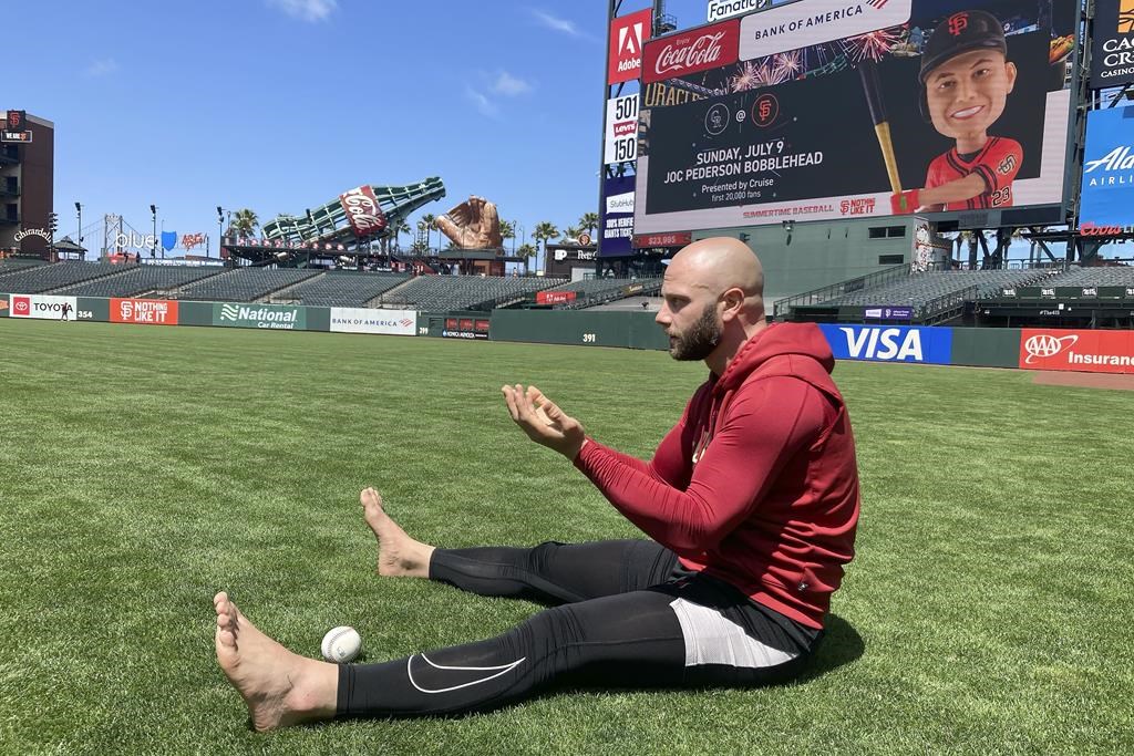 Baseball players are staying mindful on the diamond with barefoot walks ...