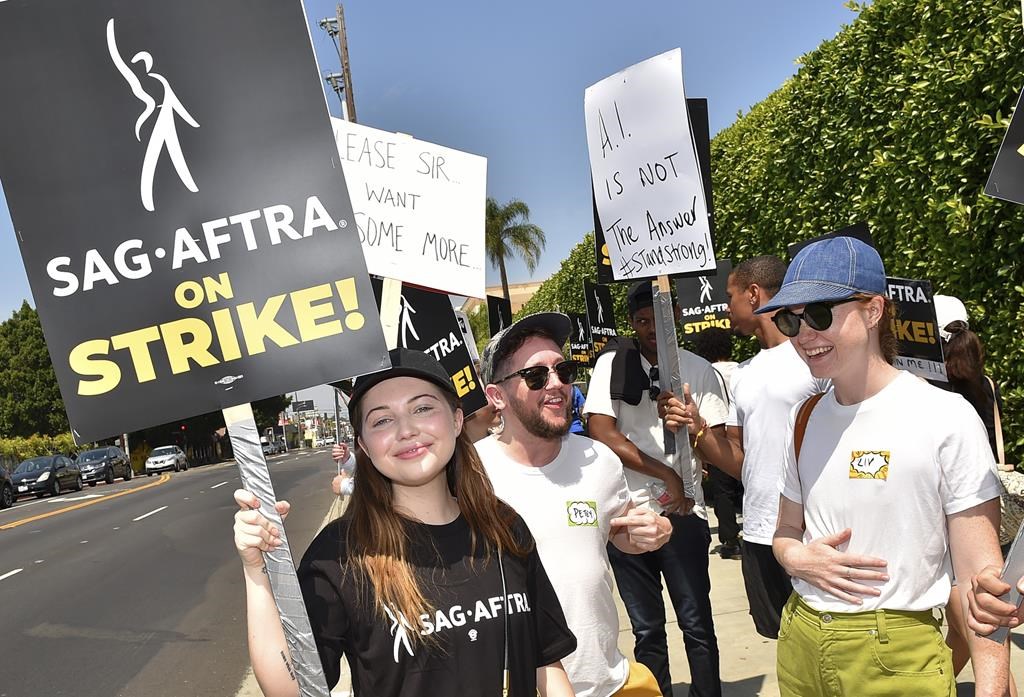 Actors and writers on strike are united and determined in the face of a ...