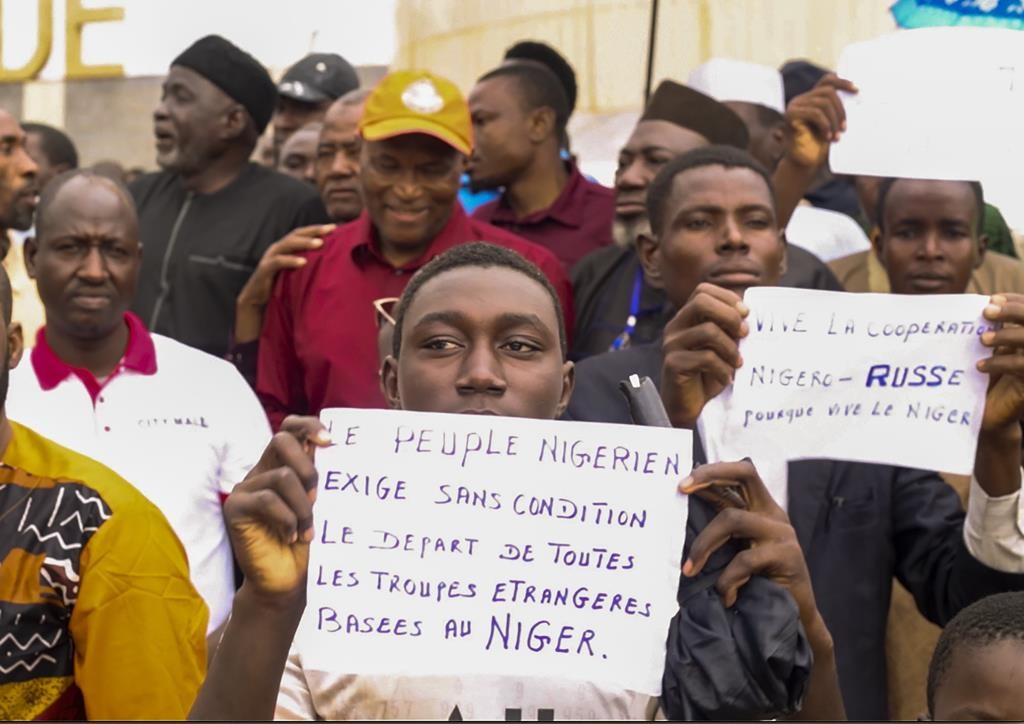 Niger's president vows democracy will prevail after mutinous soldiers detain him and declare a coup