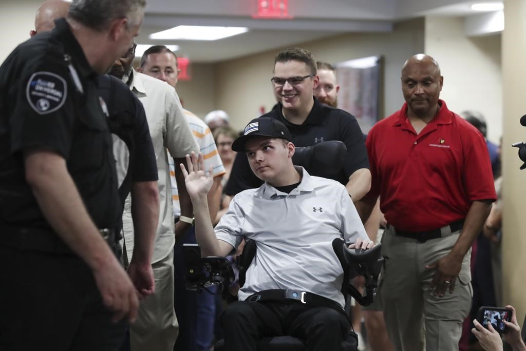 Police officer reaches milestone in recovery from critical wounds in ...