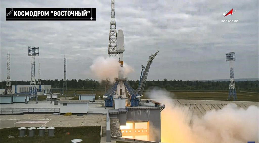 Russia is back on the lunar path. A rocket blasts off on its first moon ...
