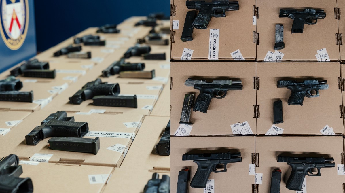Man faces over 130 charges after police find 28 guns in hotel room
