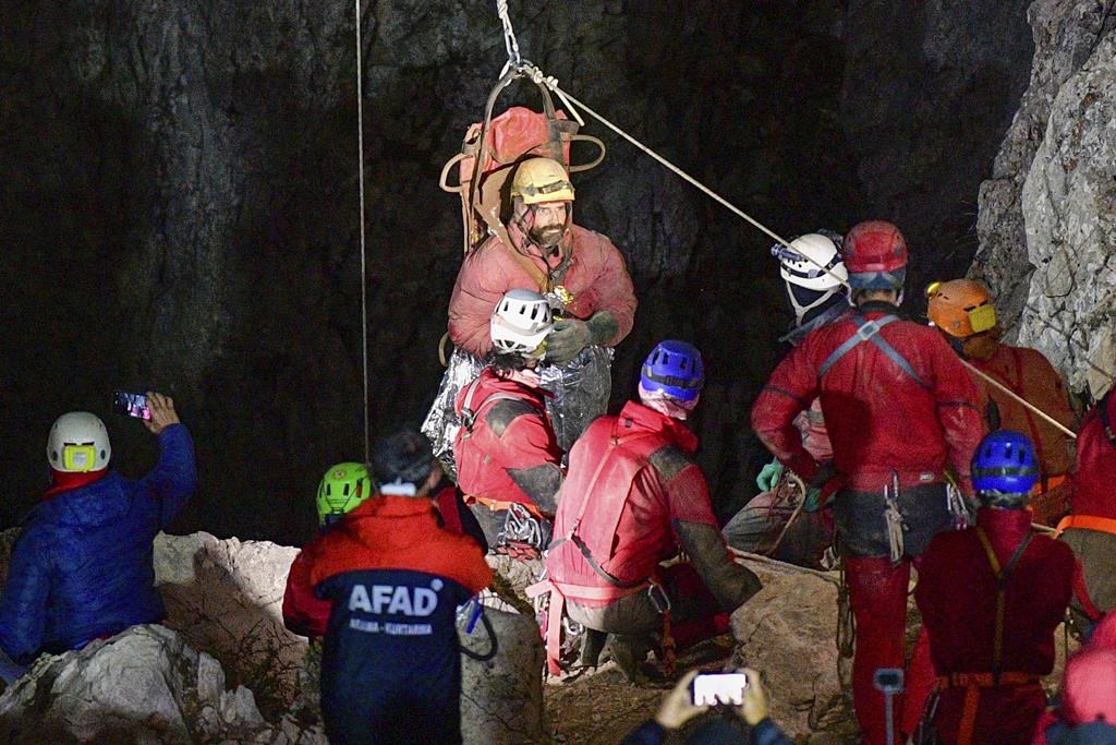 American researcher doing well after rescue from a deep Turkish cave ...