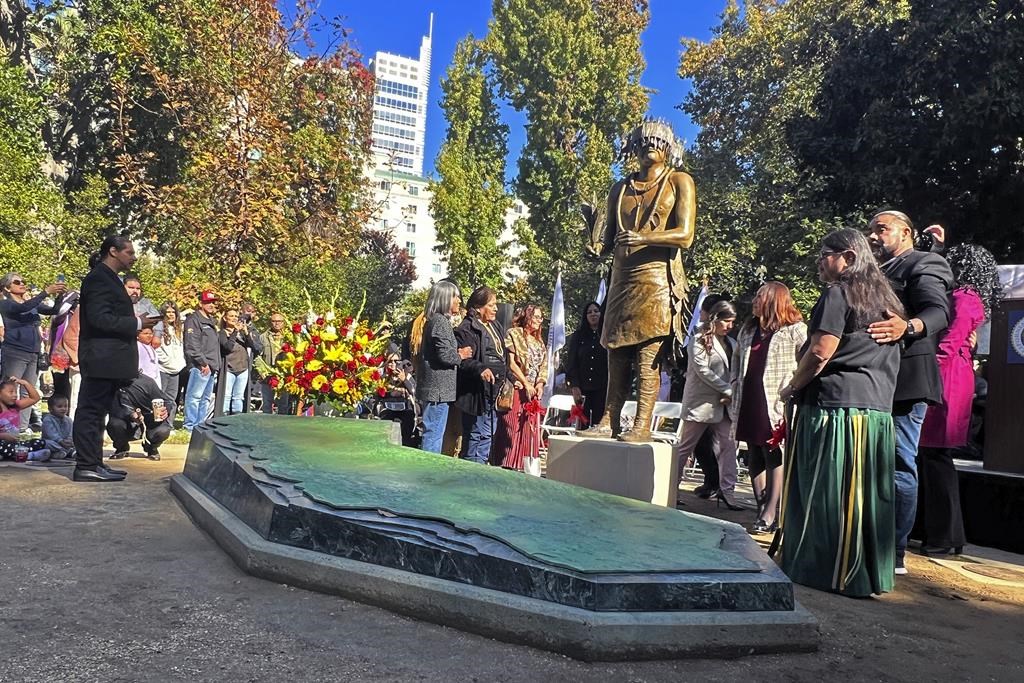 California unveils Native American monument at Capitol, replacing ...
