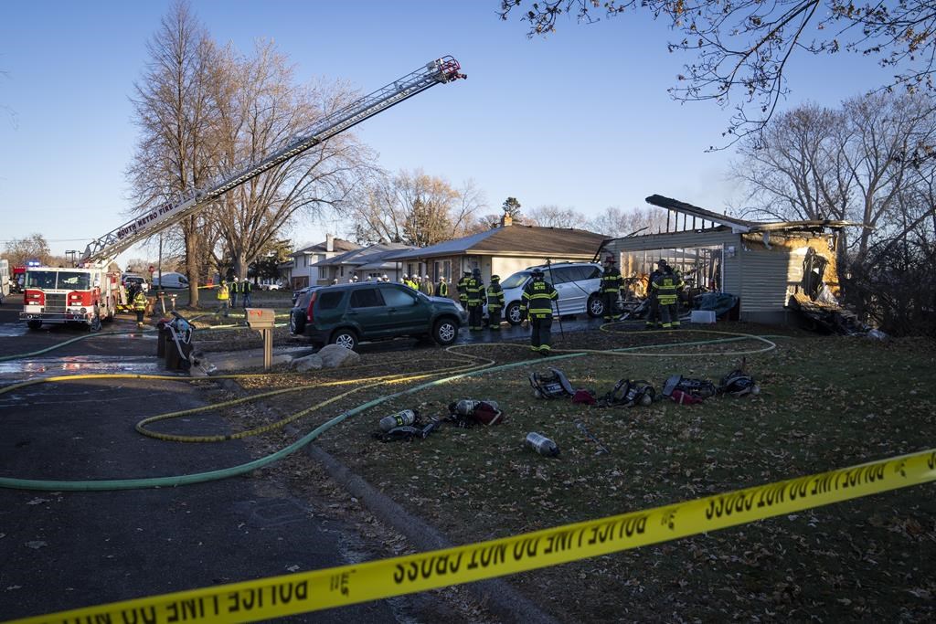 A house explodes and bursts into flames in Minnesota, killing at least ...