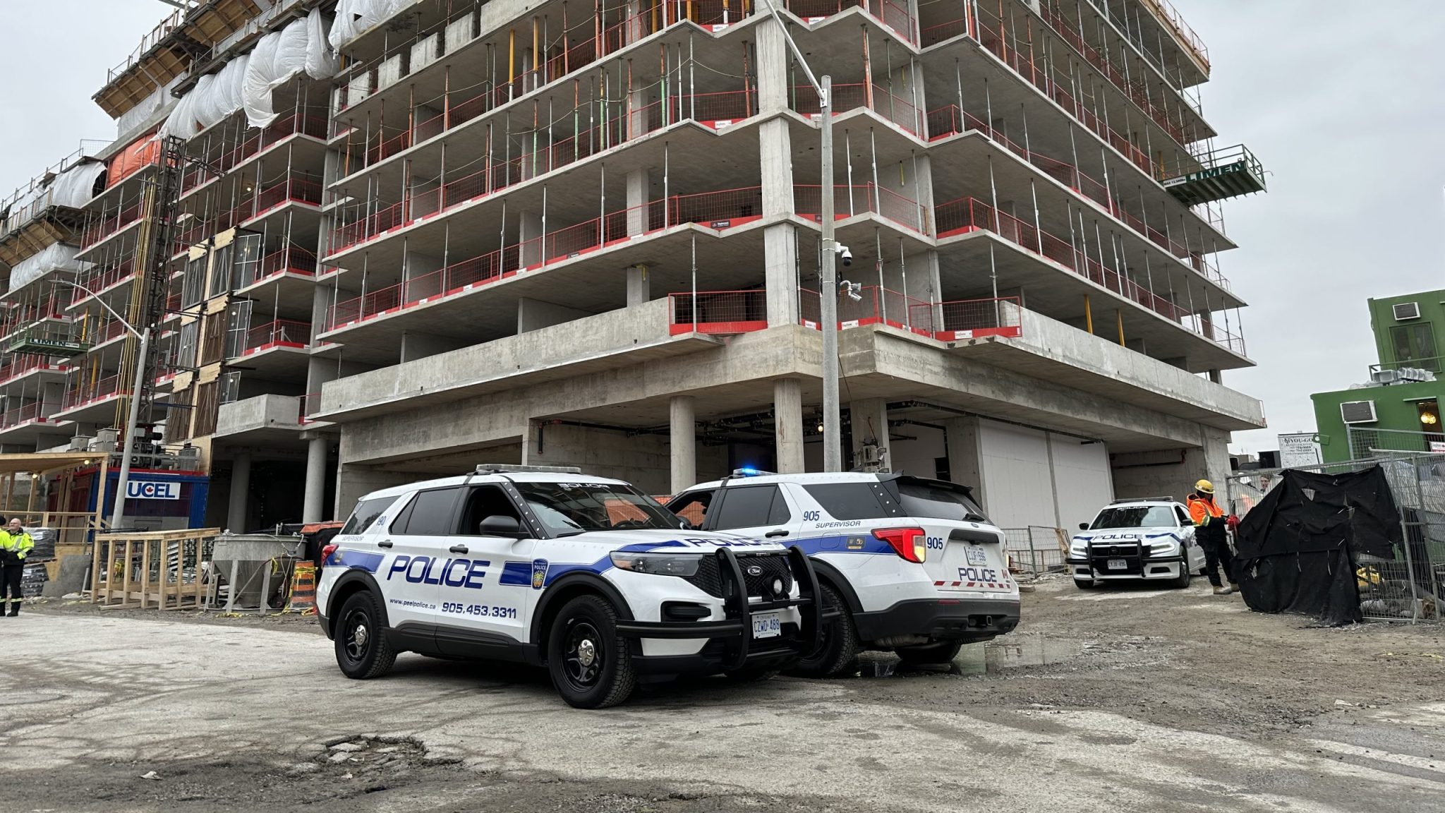 Construction worker critically hurt after falling into deep hole at ...