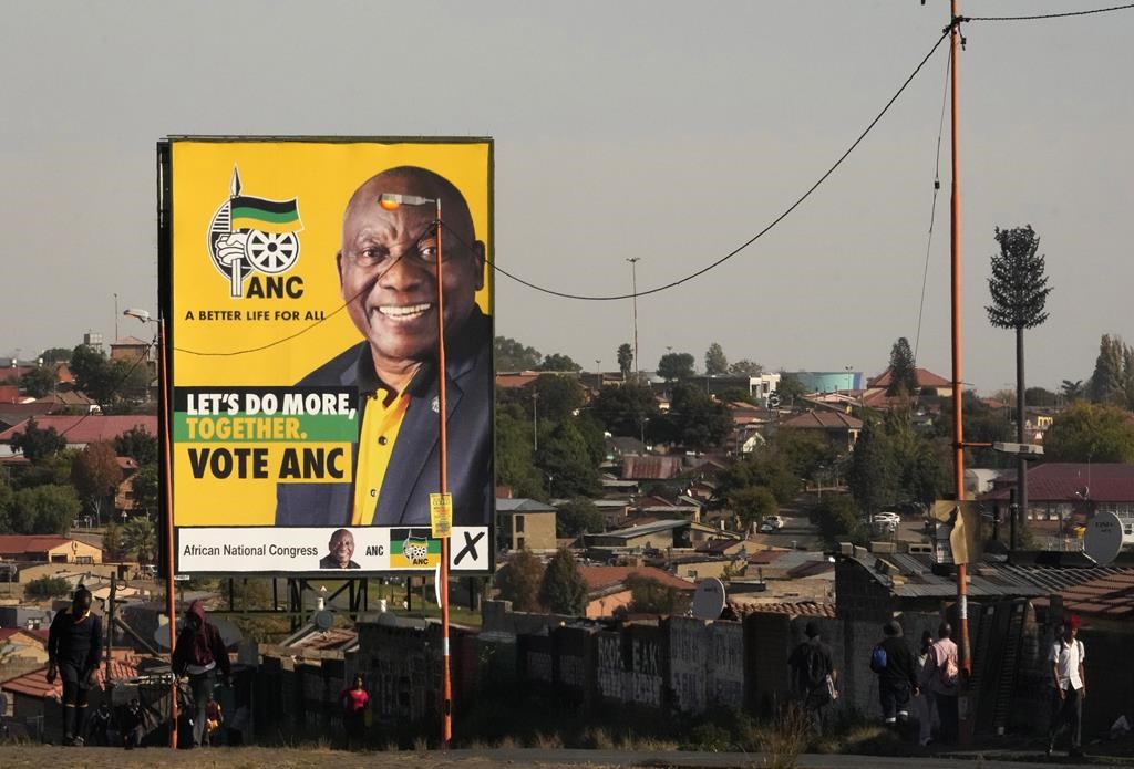 A campaign ad by a South African party showing a burning flag is called ...