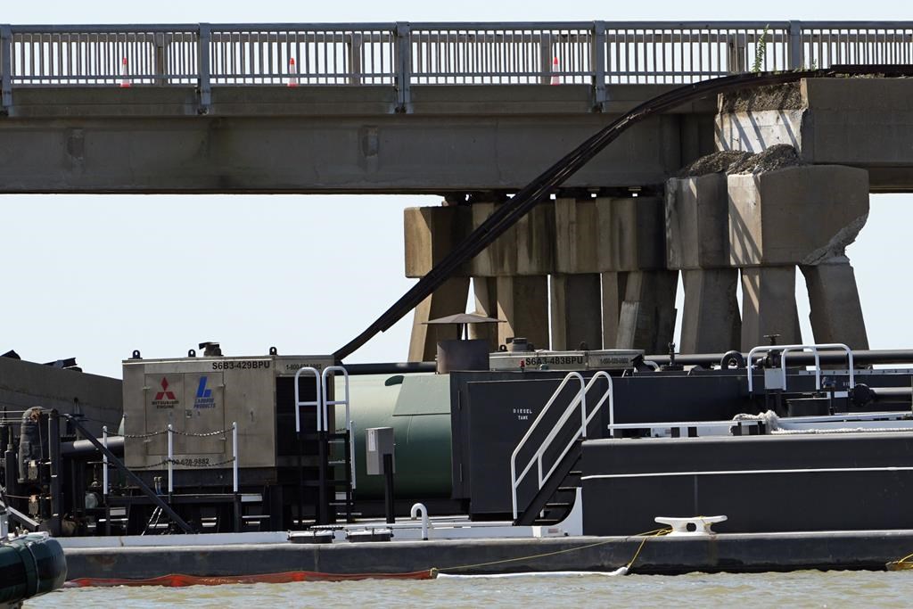 Barge hits bridge connecting Galveston and Pelican Island, causing ...