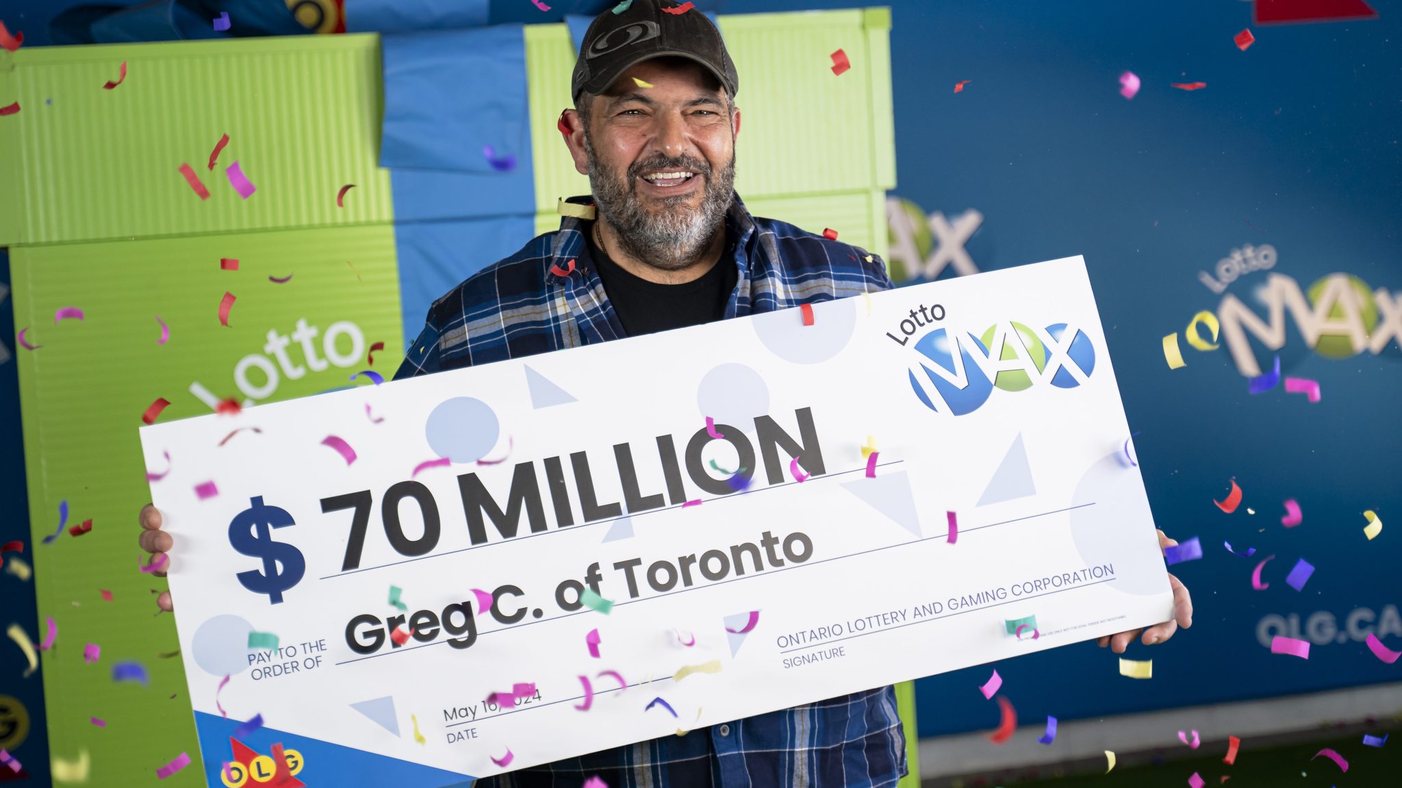 Single father from Toronto wins $70M OLG lottery prize