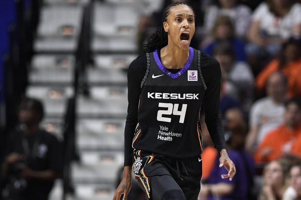 Engaged Sun teammates Alyssa Thomas and DeWanna Bonner find work-life ...