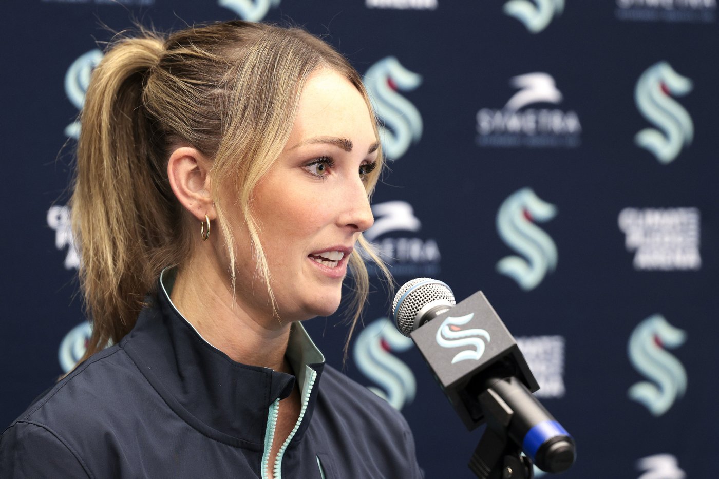First full-time female coach in NHL history