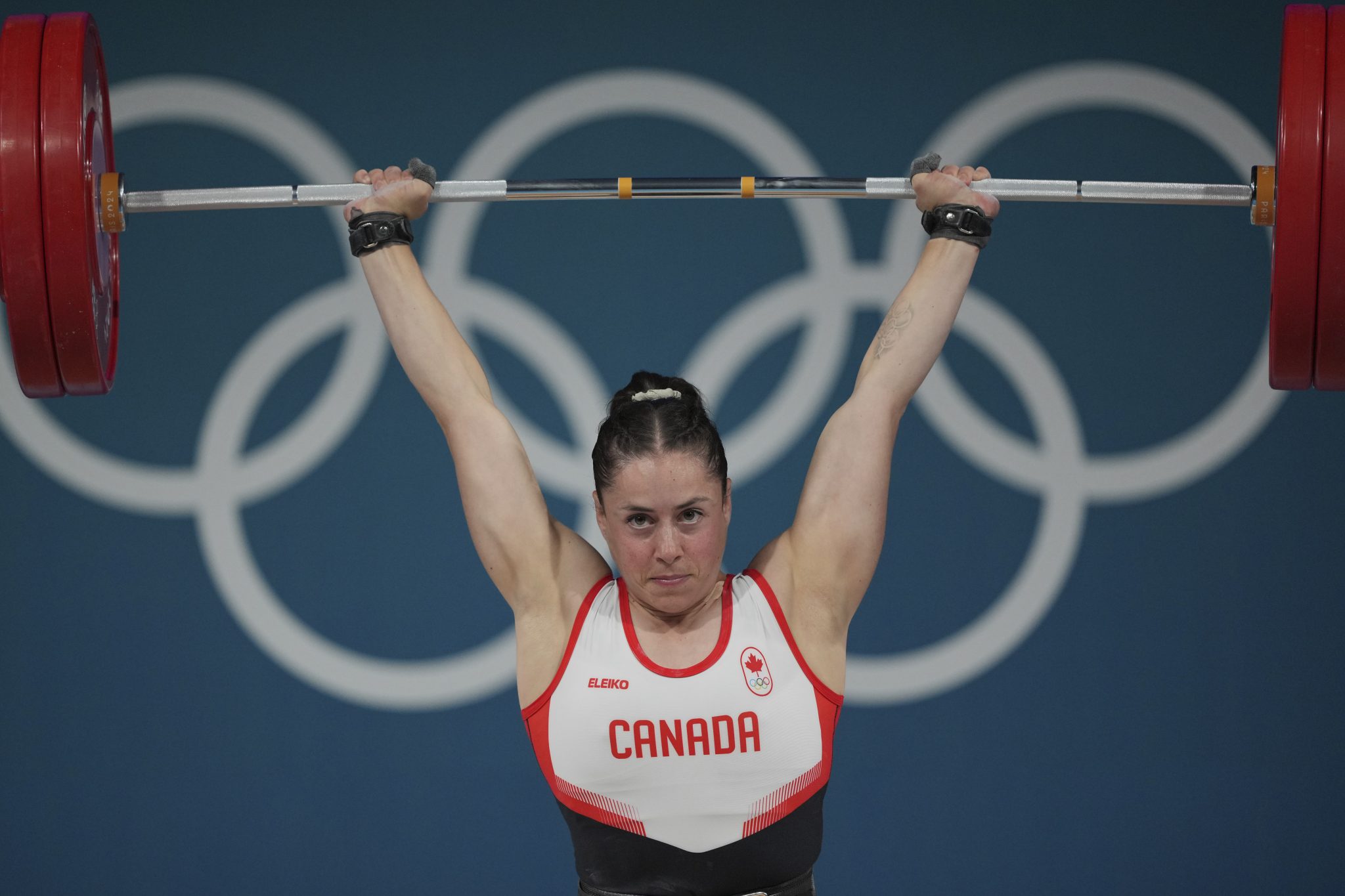 Canada's Maude Charron wins silver in women's 59-kg weightlifting