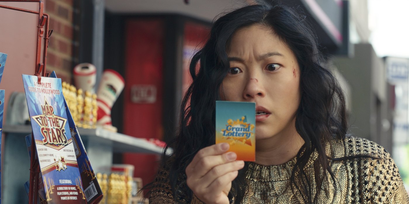 Review: 'Jackpot!' has a winning star in Awkwafina but never pays off